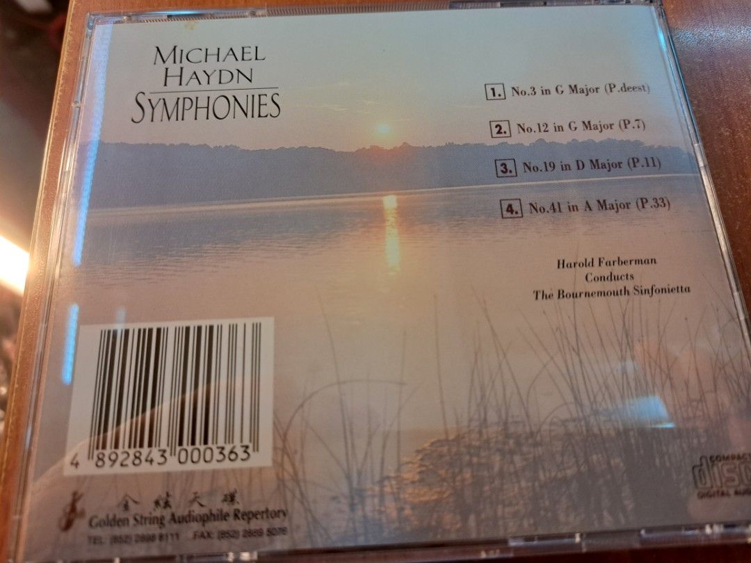 金絃天碟 CD Harold Faberman GSCD039 最早期 美國 USA 頭版 古典 classic 原裝舊版, 興趣及遊戲 ...