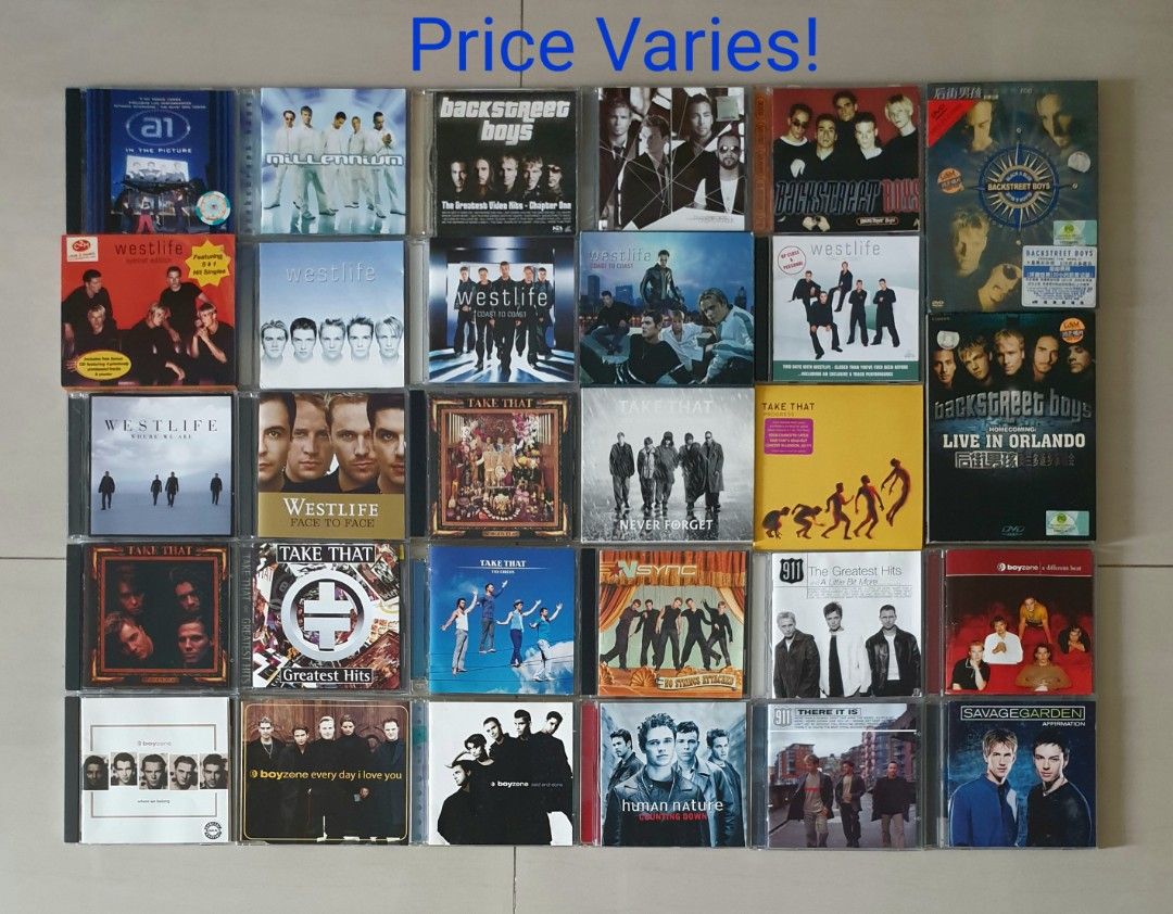 A1 - In The Picture, Backstreet Boys - Millennium,Greatest Hits ...