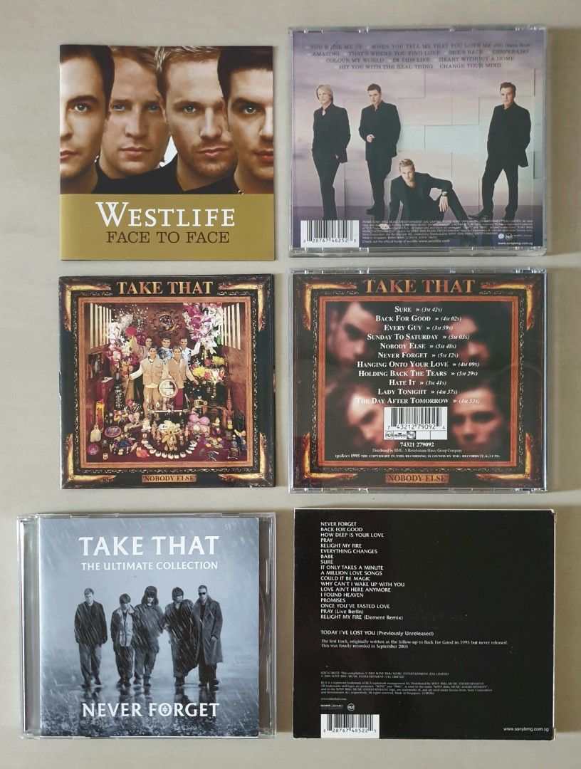 A1 - In The Picture, Backstreet Boys - Millennium,Greatest Hits ...