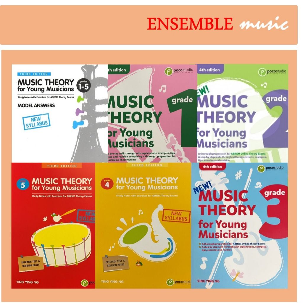 ABRSM Discovering Music Theory, Music Theory Practice Papers & all other Music Theory Books ...