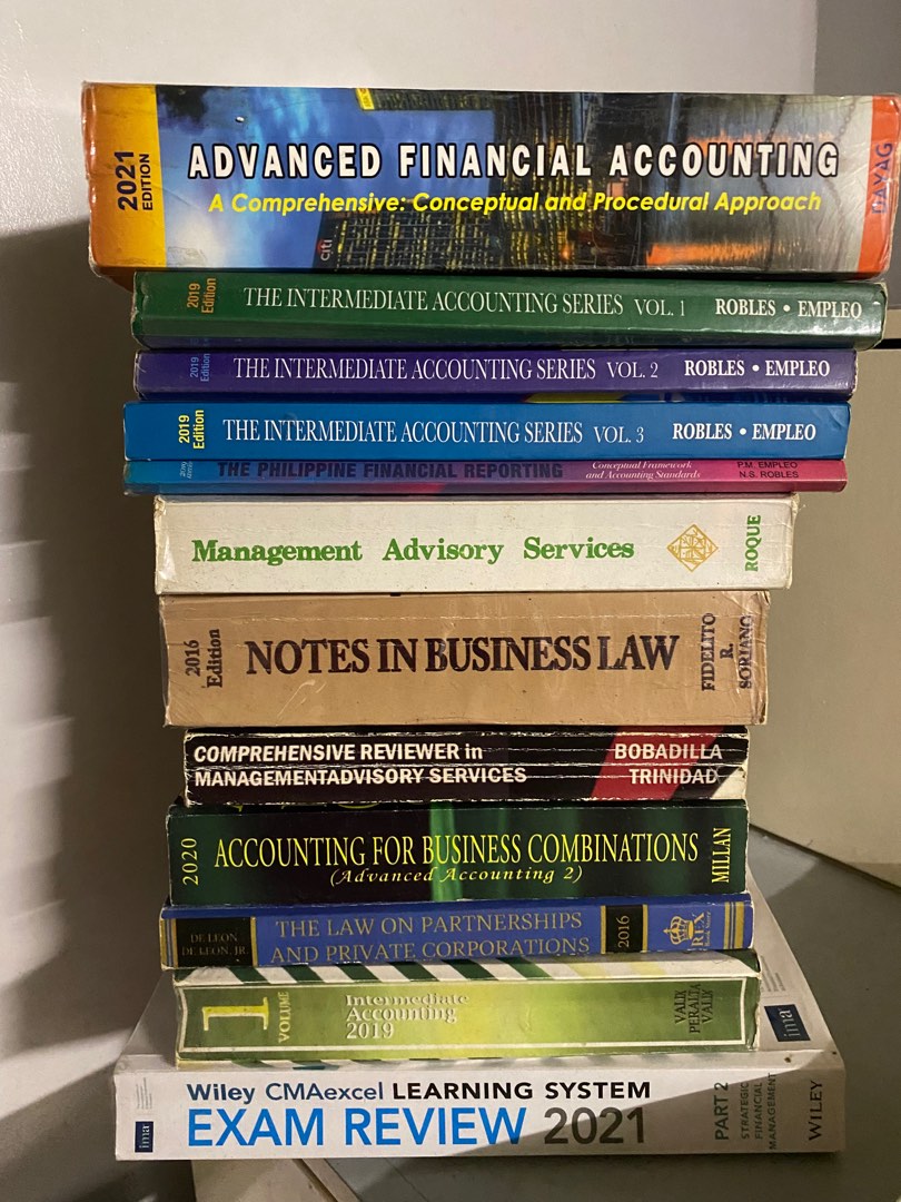 Accounting Books | Taxation, Advanced Accounting, Intermediate ...