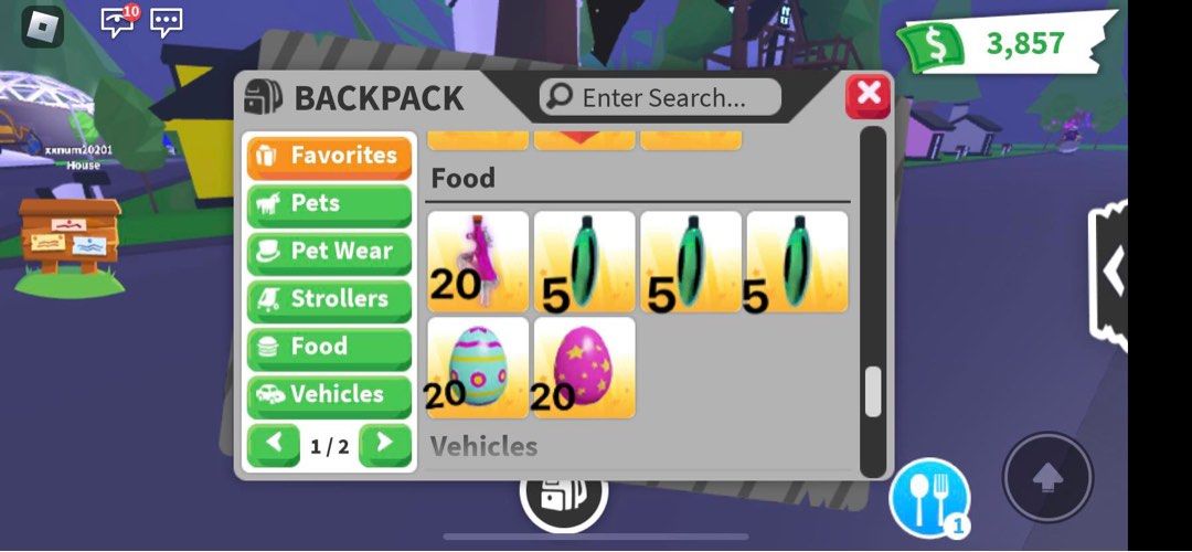 Adopt me r potion and foods, Video Gaming, Video Games, Others on Carousell