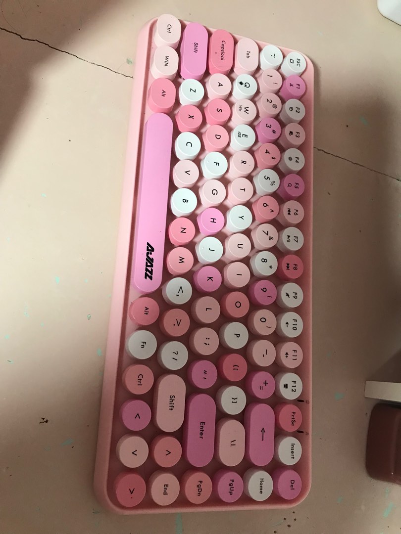 Ajazz 308i Pink Keyboard, Computers & Tech, Parts & Accessories ...