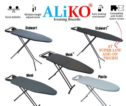 ALiKO Standing Ironing Board Series Foldable and Multi Height ...