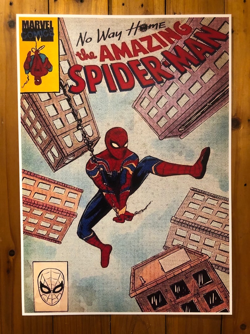 Amazing Of Spider-Man Retro Vintage Classic Cartoon Poster on Carousell