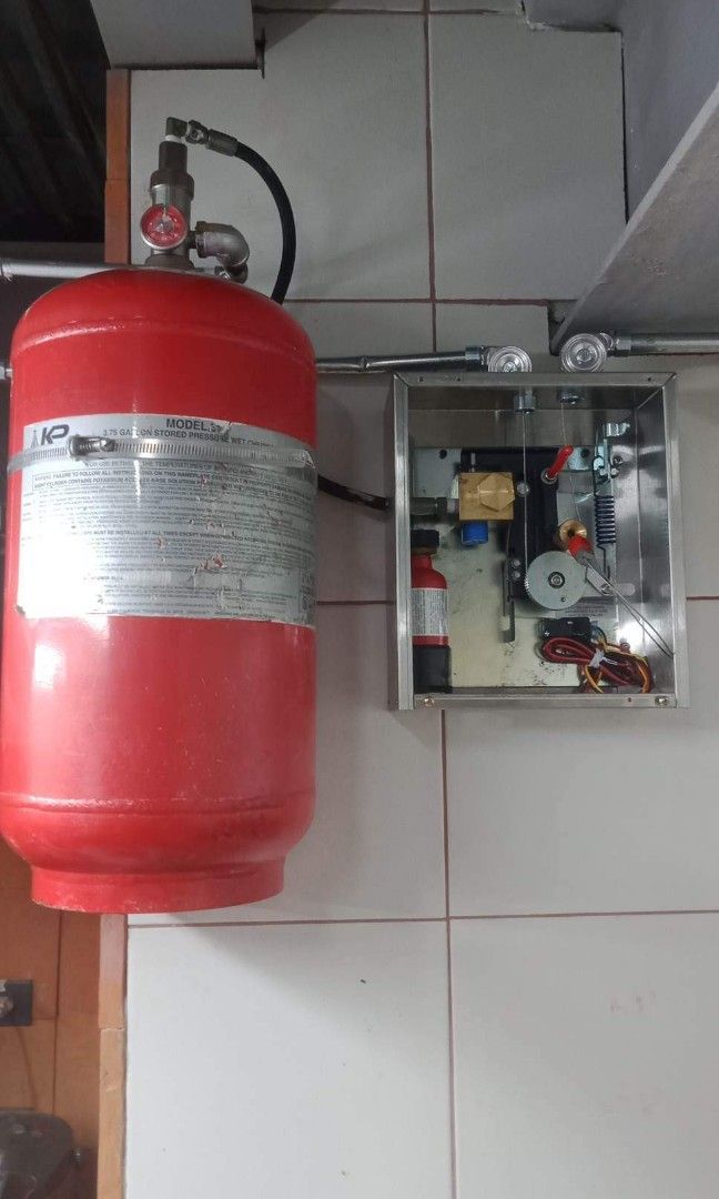 Amerex Brand Kitchen Fire Suppression System, Commercial & Industrial ...