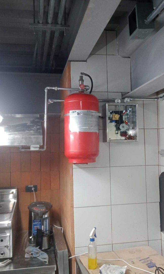 Amerex Brand Kitchen Fire Suppression System, Commercial & Industrial ...