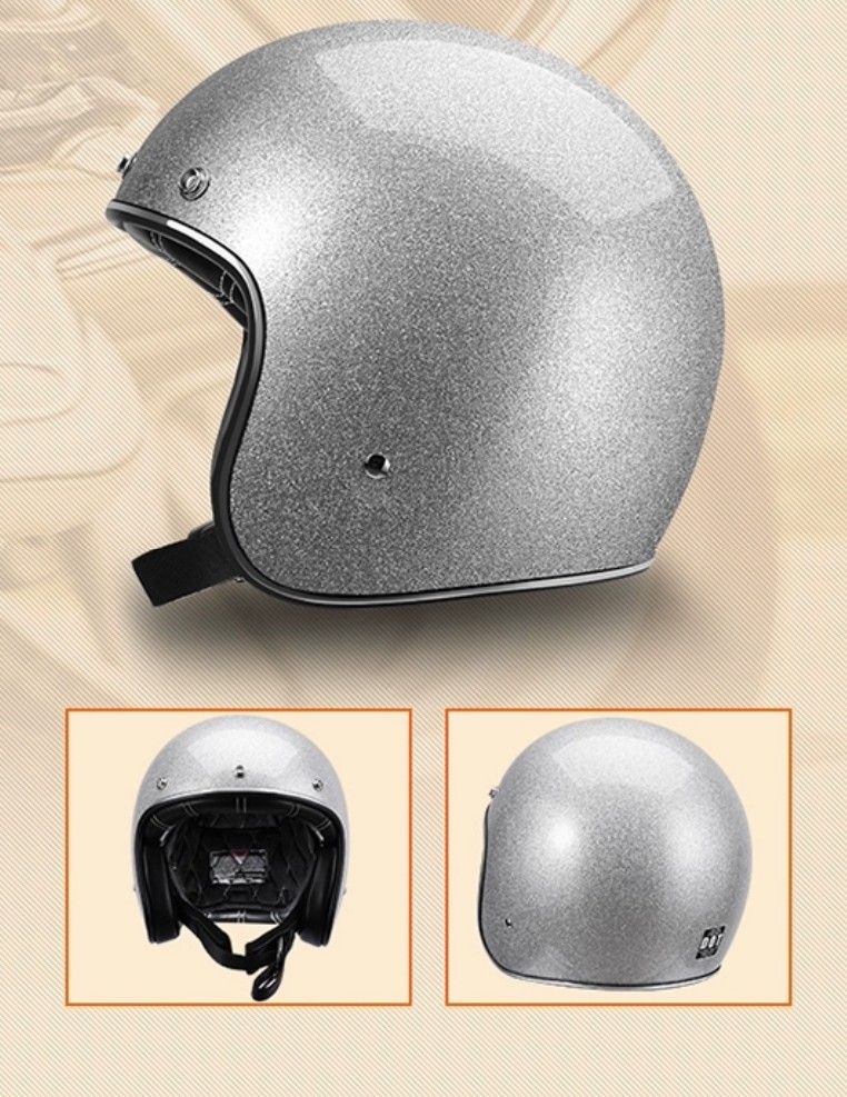 AMZ COSTA 500 - Fiberglass Open Face Retro Motorcycle Helmet *Pre Order ...