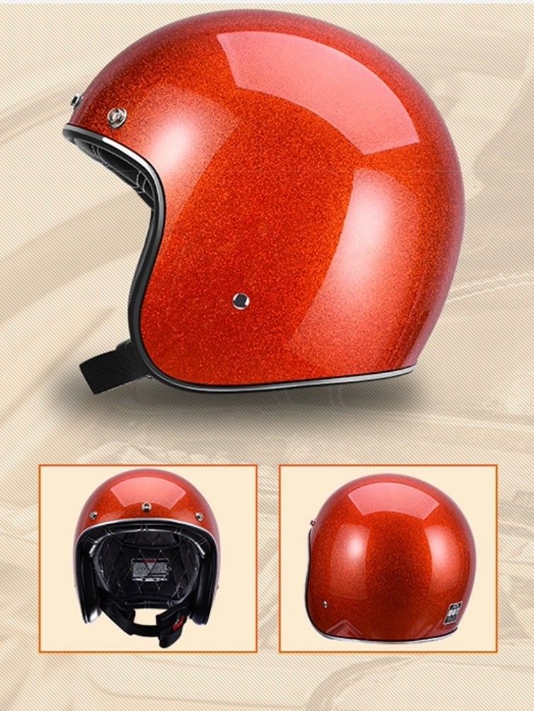 AMZ COSTA 500 - Fiberglass Open Face Retro Motorcycle Helmet *Pre Order ...