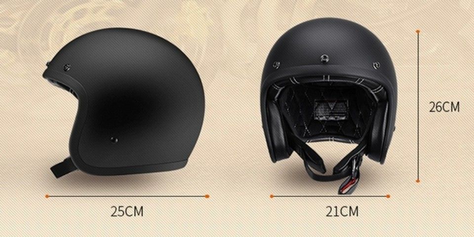 AMZ COSTA 500 - Fiberglass Open Face Retro Motorcycle Helmet *Pre Order ...