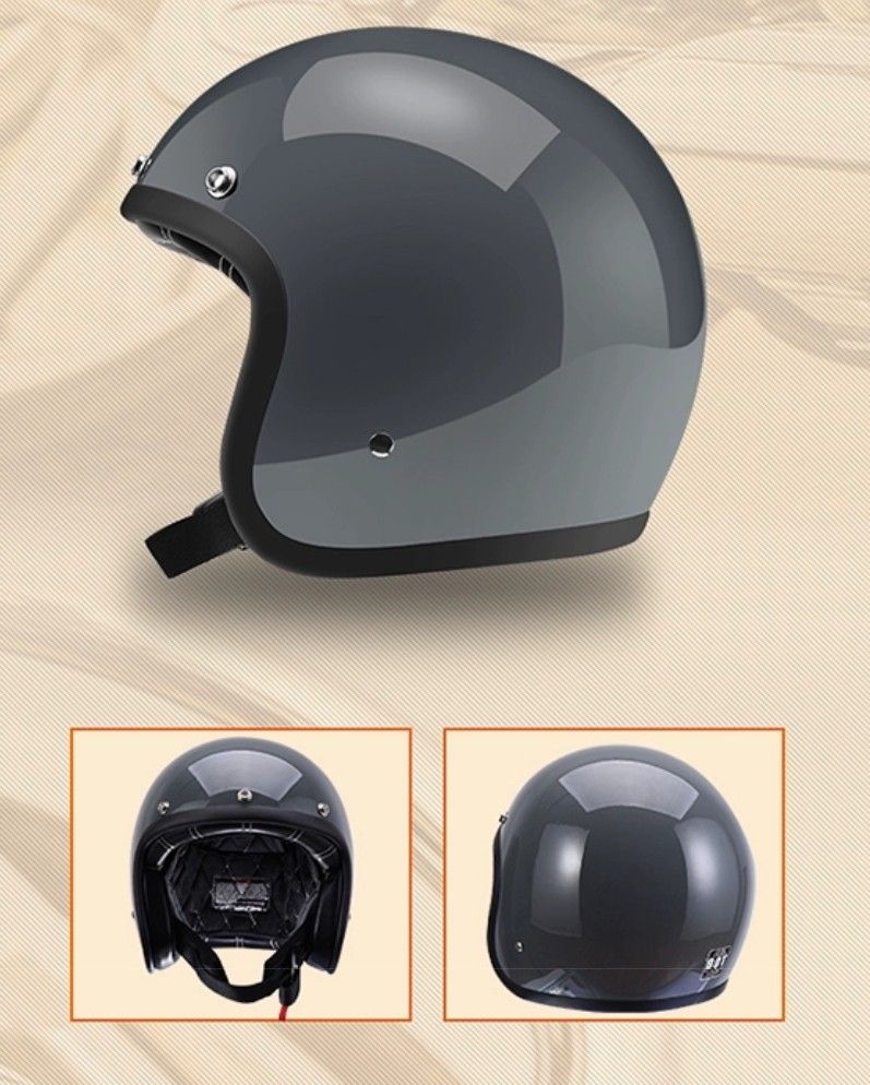AMZ COSTA 500 - Fiberglass Open Face Retro Motorcycle Helmet *Pre Order ...