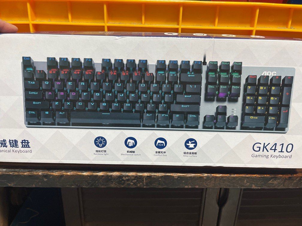 Aoc Gaming Mechanical Keyboard Computers Tech Parts Accessories Computer Keyboard On