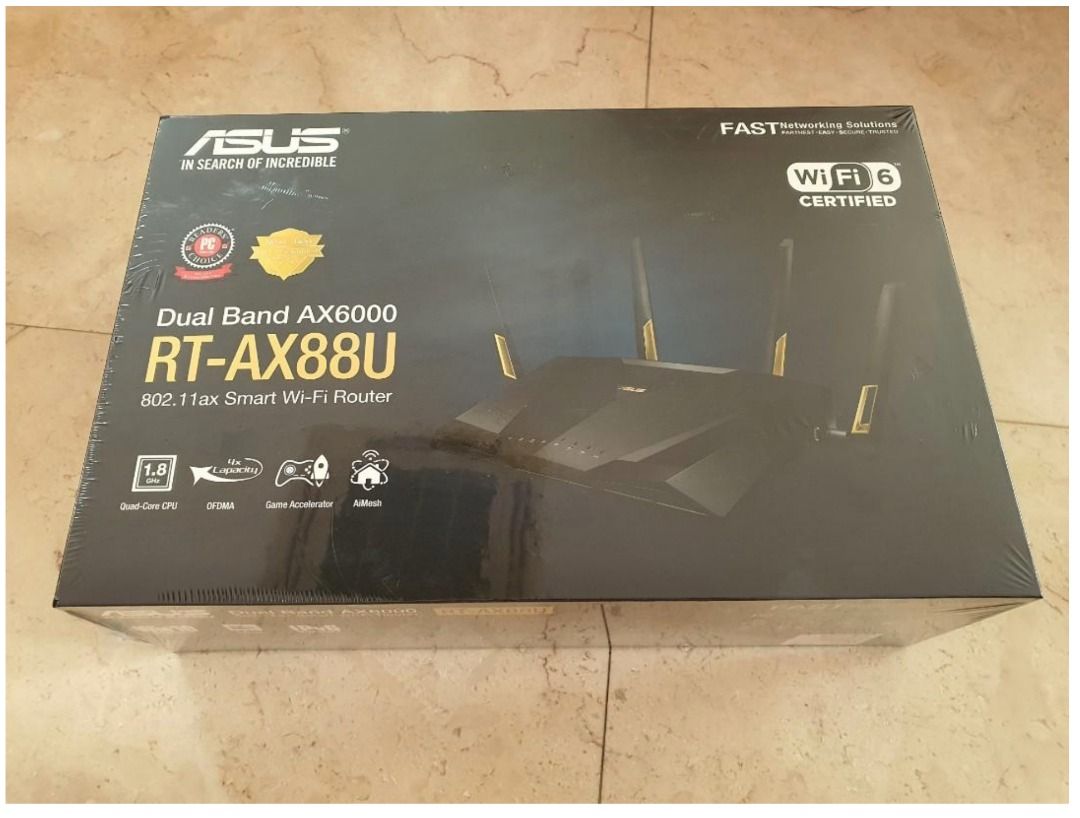 Asus RT-AX88U WiFi 6 Router, Computers & Tech, Parts & Accessories ...