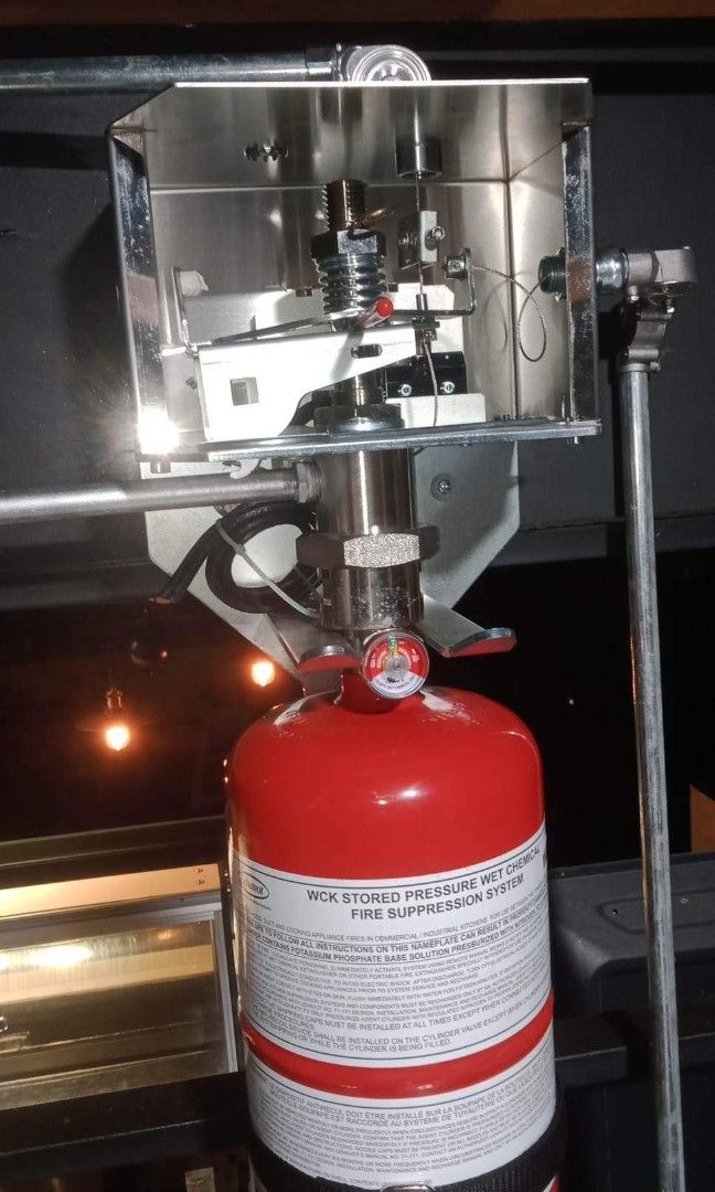 Automatic Kitchen Fire Suppression System AKFSS, Commercial ...
