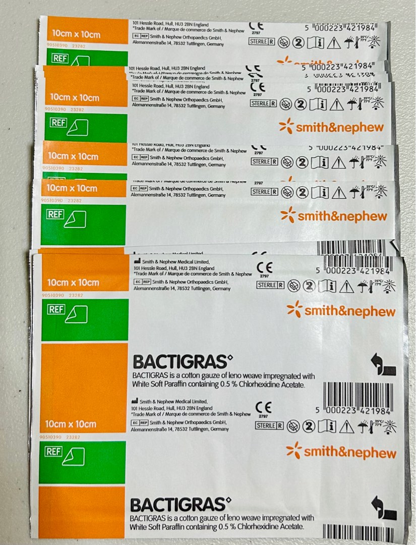 Bactigras (10x10cm), Health & Nutrition, Medical Supplies & Tools on ...