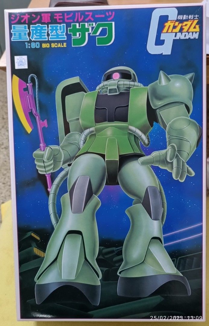 Bandai gunpla big scale 1/60 MS-06 Zaku II ( Mobile Suit Gundam ...