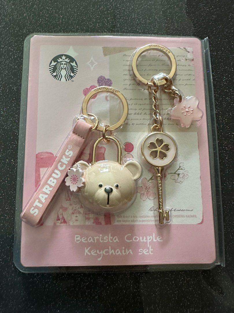 Sakura Starbucks Bearista Key Chain Set, Hobbies & Toys, Memorabilia & Collectibles, Fan ...