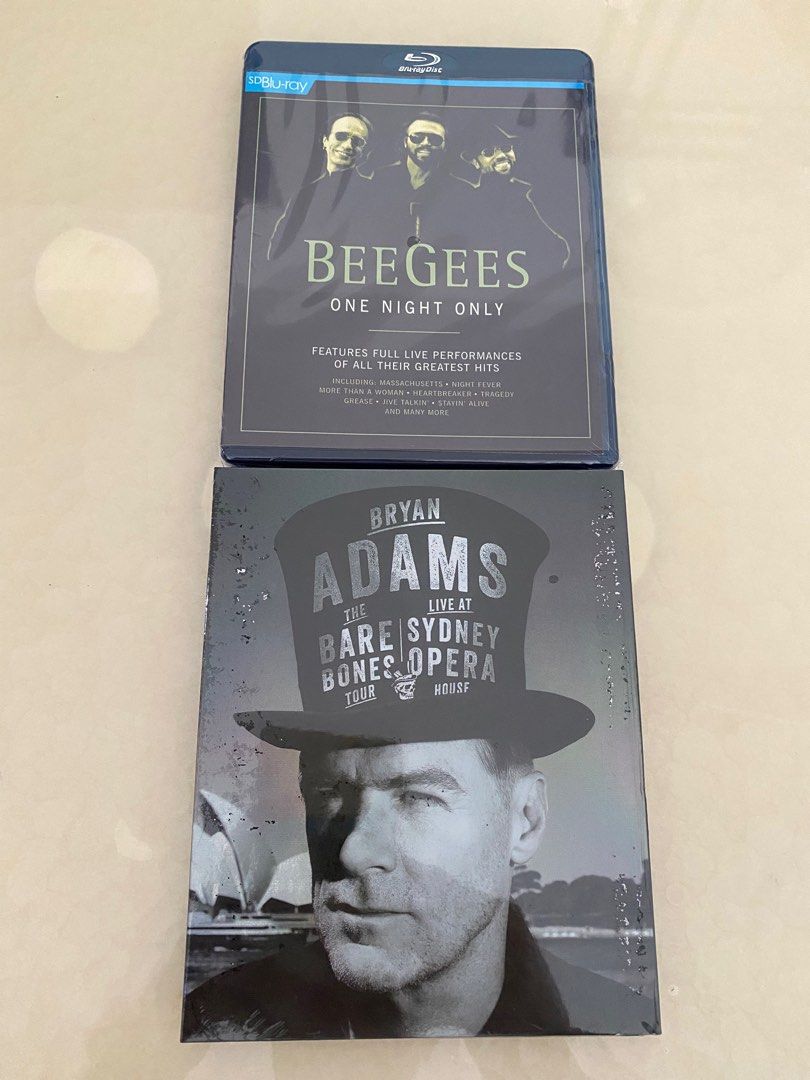 Bee Gees & Bryan Adam Blu Ray Collection, Hobbies & Toys, Music & Media ...