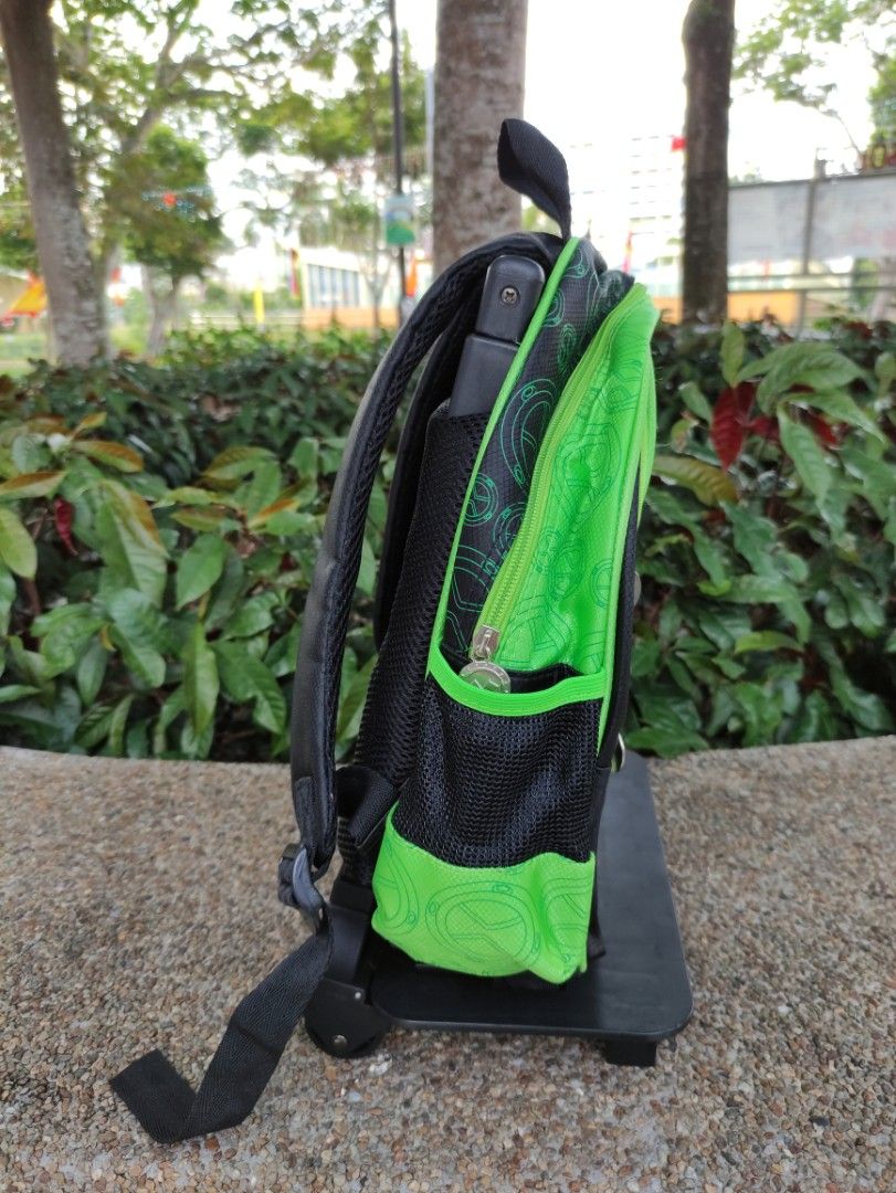 Ben 10 Kids 2 Wheels Trolley School Backpack, Babies & Kids, Babies ...
