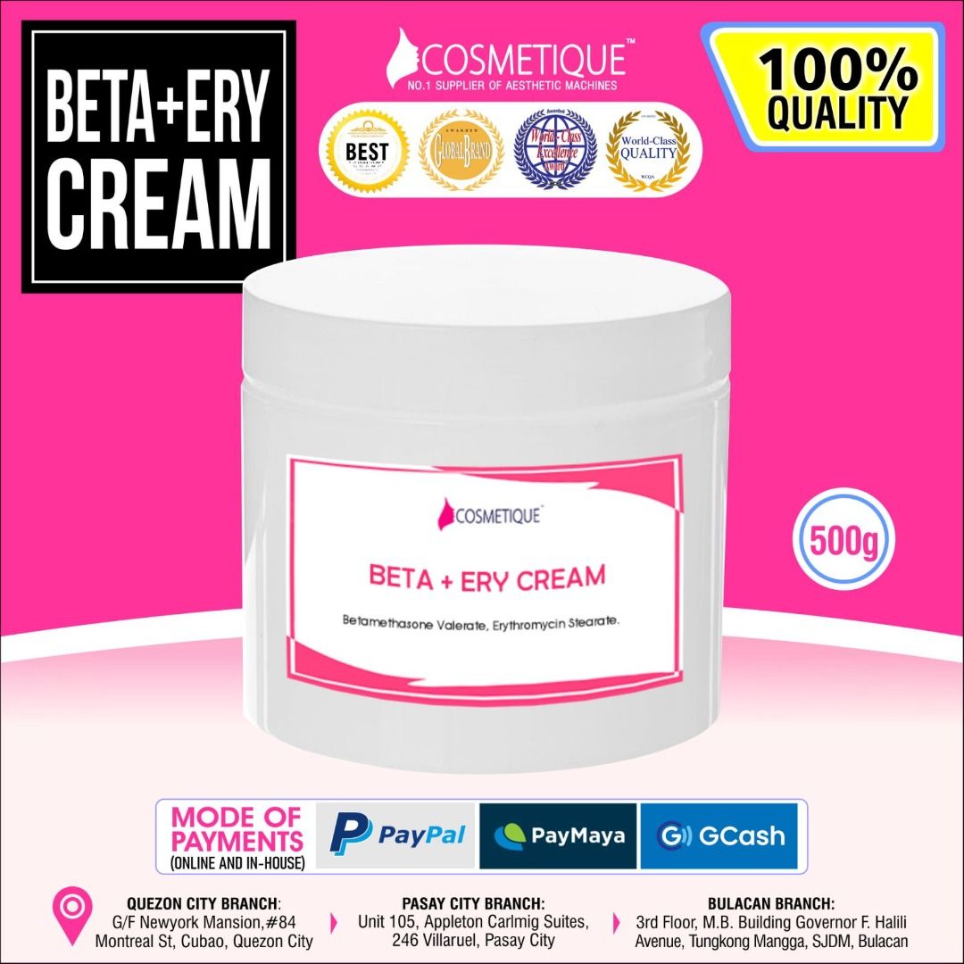 Beta Ery Cream 500g, Beauty & Personal Care, Face, Face Care on Carousell