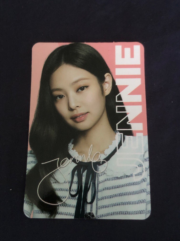 BlackPink Jennie Card, Hobbies & Toys, Memorabilia & Collectibles, K ...