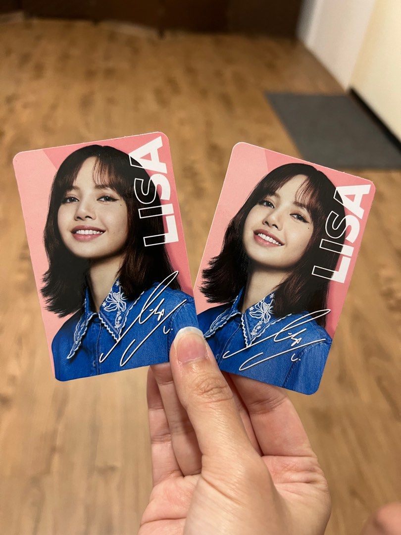Blackpink Lisa Card, Hobbies & Toys, Memorabilia & Collectibles, K-Wave ...