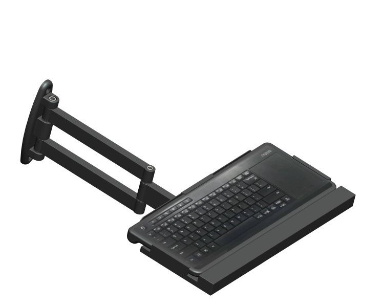 BN keyboard laptop wall mount full motion, Computers & Tech, Parts ...