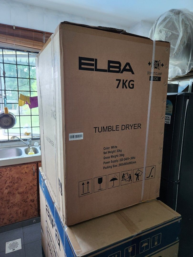BRAND NEW ELBA Air Vented Dryer 7kg EB-703DS (STILL in ORIGINAL ...