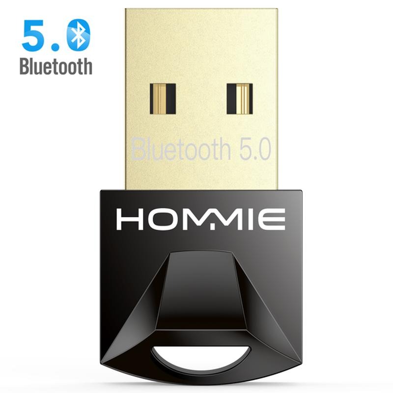 [BRAND NEW] HOMMIE I Model (BT-501) Bluetooth USB 5.0 Dongle Receiver, Advanced Technology, BLE ...