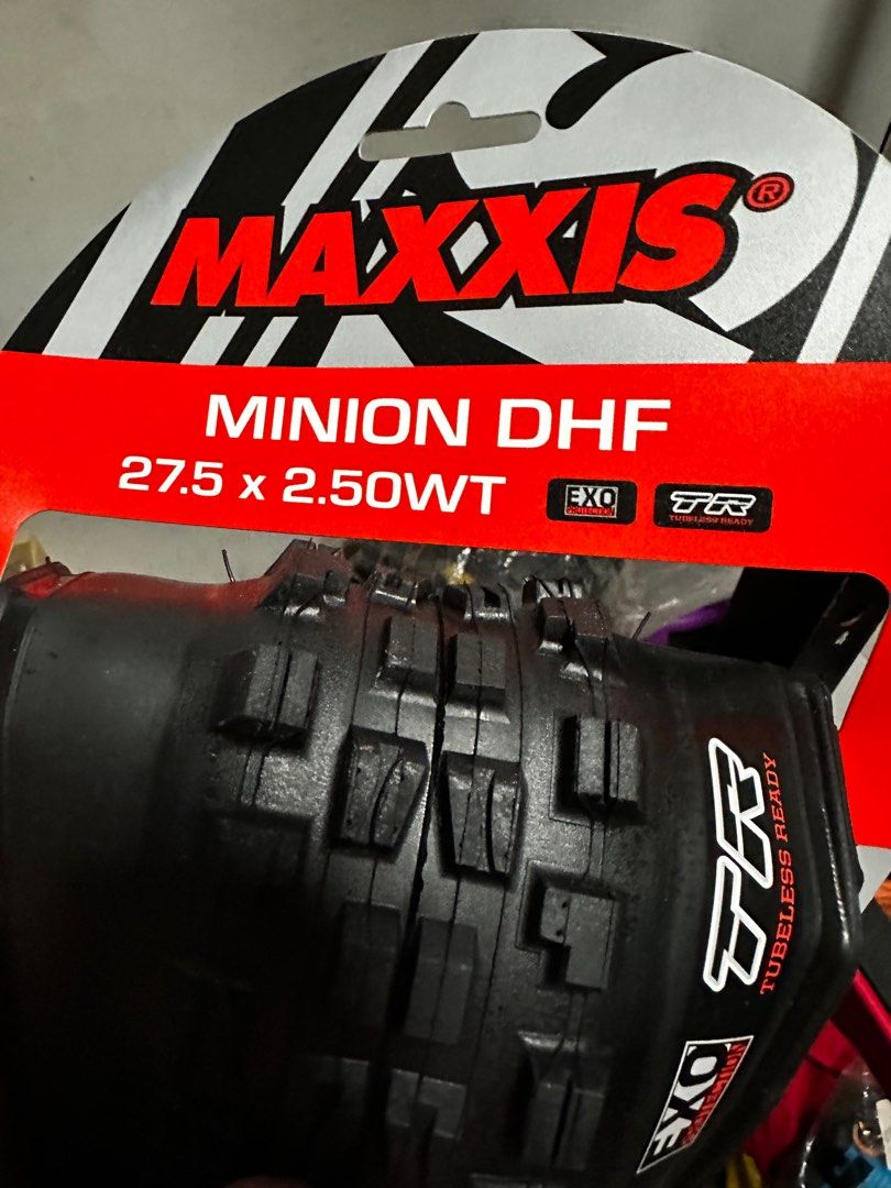 Brand New Maxxis Minion DHF 27.5 X 2.50 WT, Sports Equipment, Bicycles & Parts, Parts ...