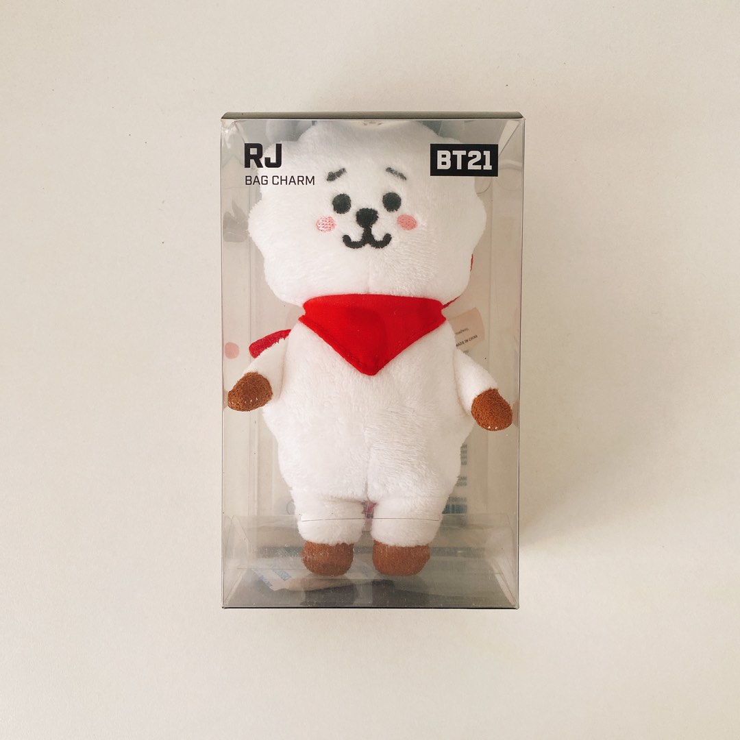 BT21 RJ Bag Charm (12cm), Hobbies & Toys, Memorabilia & Collectibles, K ...
