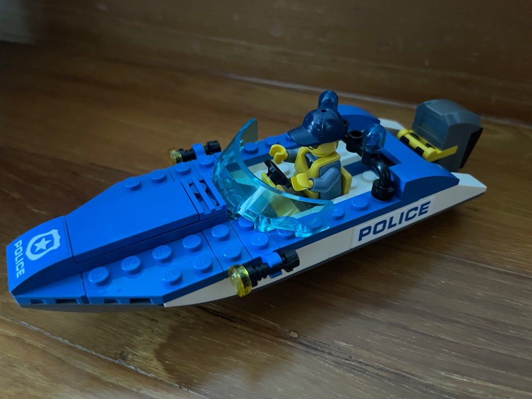 Built lego police boat and robber set, Hobbies & Toys, Toys & Games on ...