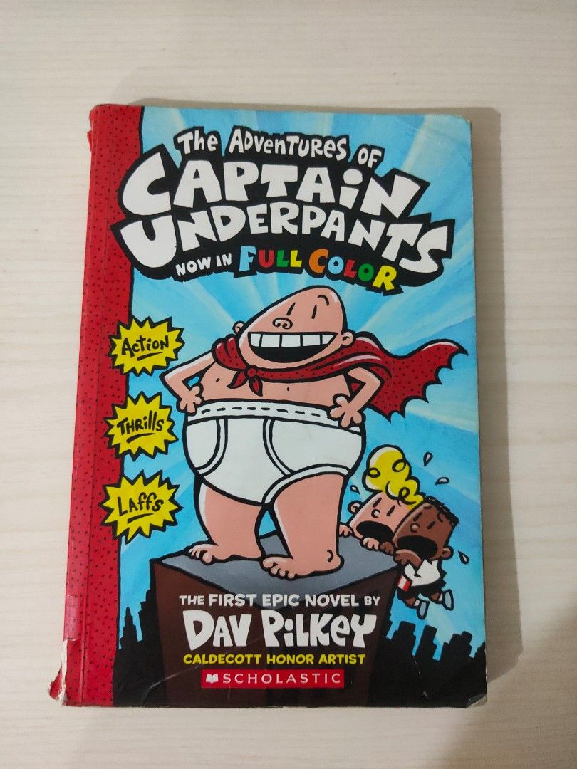 Captain Underpants book (full colour), Hobbies & Toys, Books ...