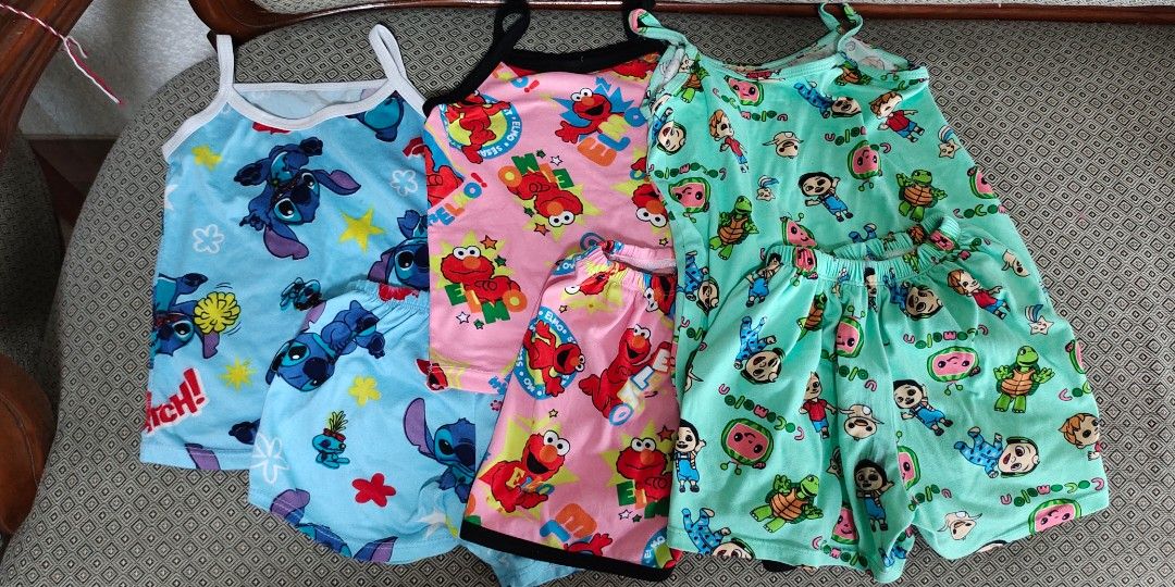Cartoon Characters Sando Terno, Babies & Kids, Babies & Kids Fashion on ...