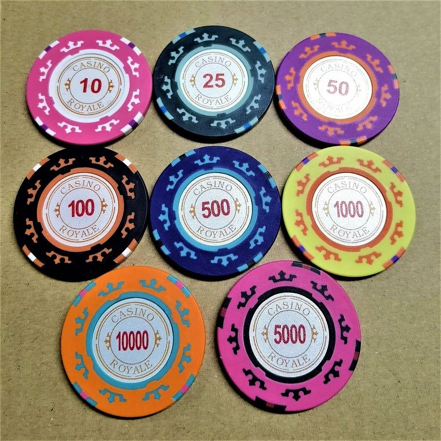 Casino Royale Clay Poker Chips on Carousell