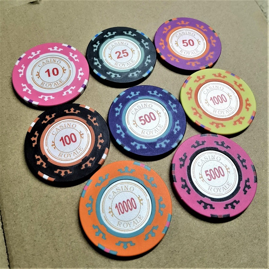 Casino Royale Clay Poker Chips on Carousell