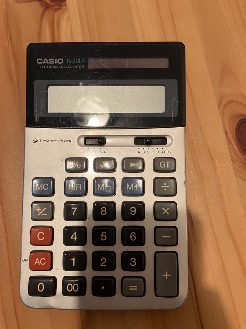 Casio 計數機 JS-20LA, 電腦＆科技, 商務用科技產品 - Carousell