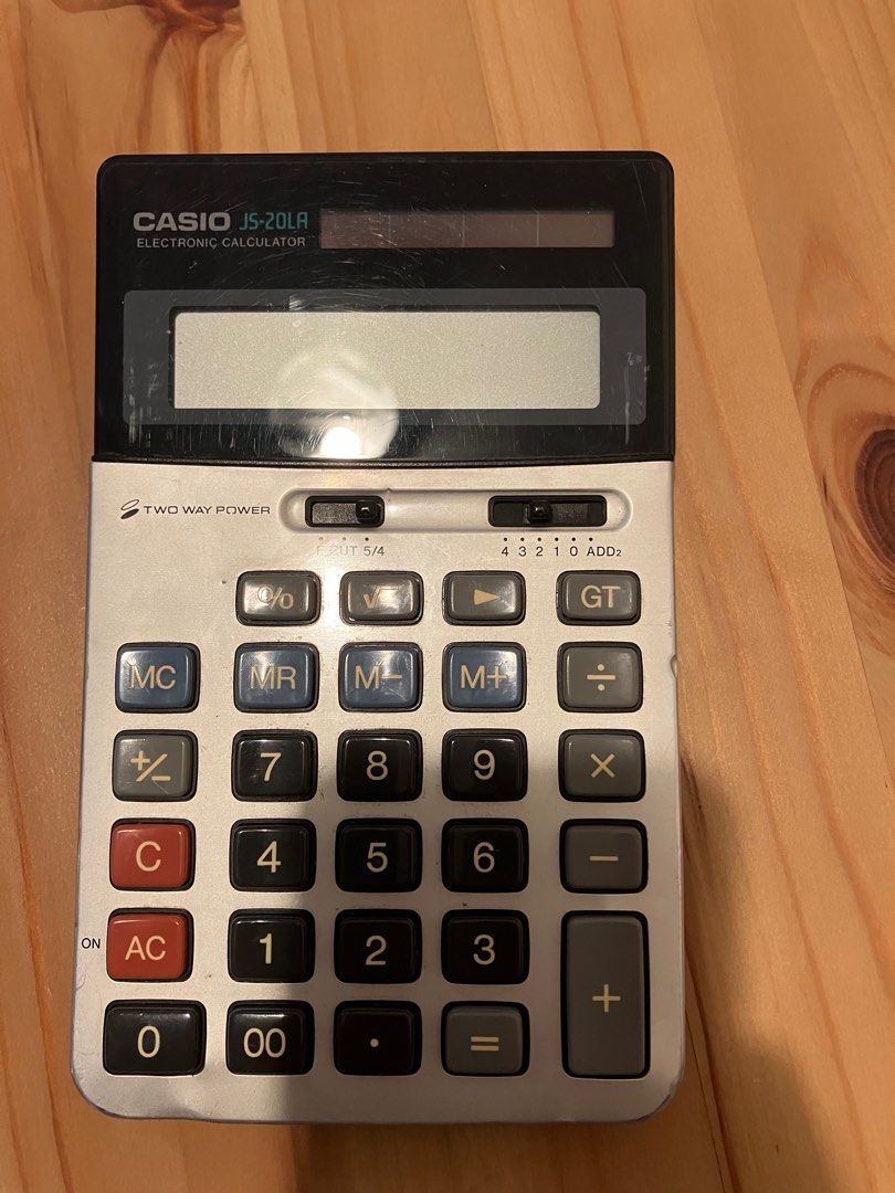 Casio 計數機 JS-20LA, 電腦＆科技, 商務用科技產品 - Carousell