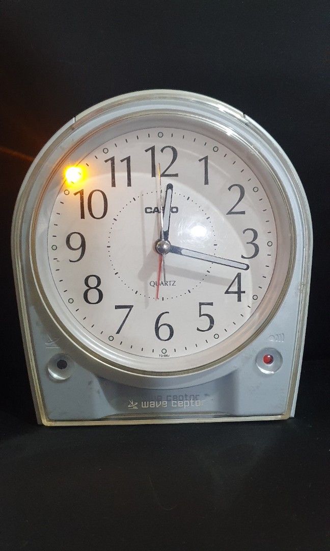 Casio Desk Alarm Clock Wave Ceptor on Carousell