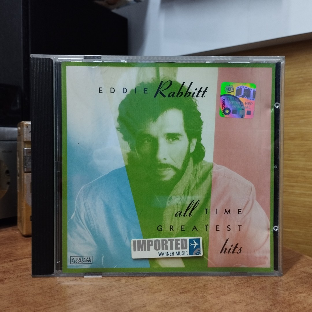(CD) Eddie Rabbitt all TIME GREATEST hits, Hobbies & Toys, Music ...