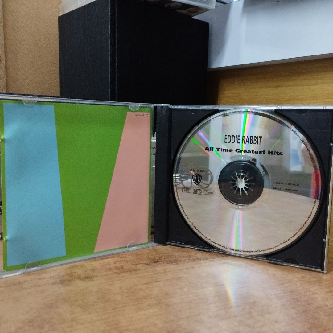 (CD) Eddie Rabbitt all TIME GREATEST hits, Hobbies & Toys, Music ...