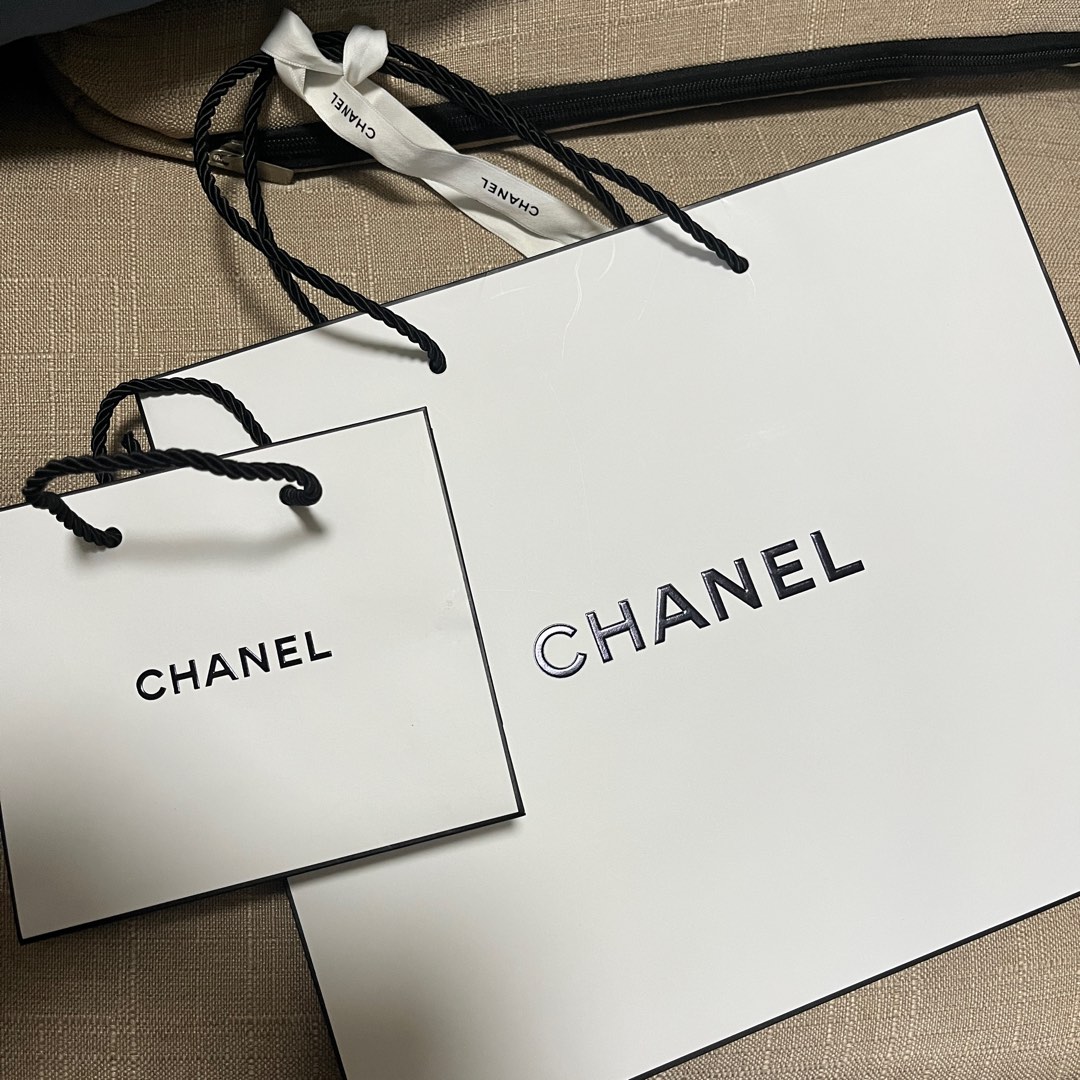 Chanel beauty paper bag (cosmetics), Luxury, Bags & Wallets on Carousell