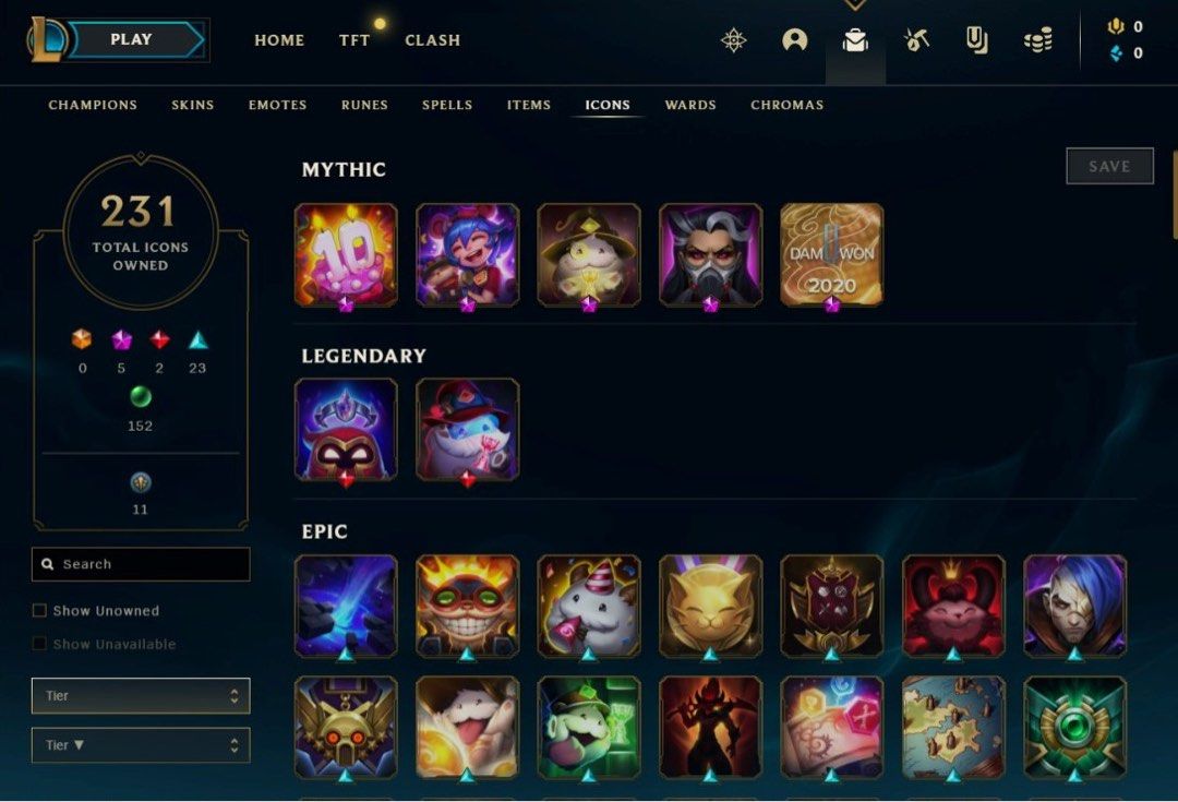 Cheap League Of Legends Account (All Champions, 151 Skins, 135 Emotes ...