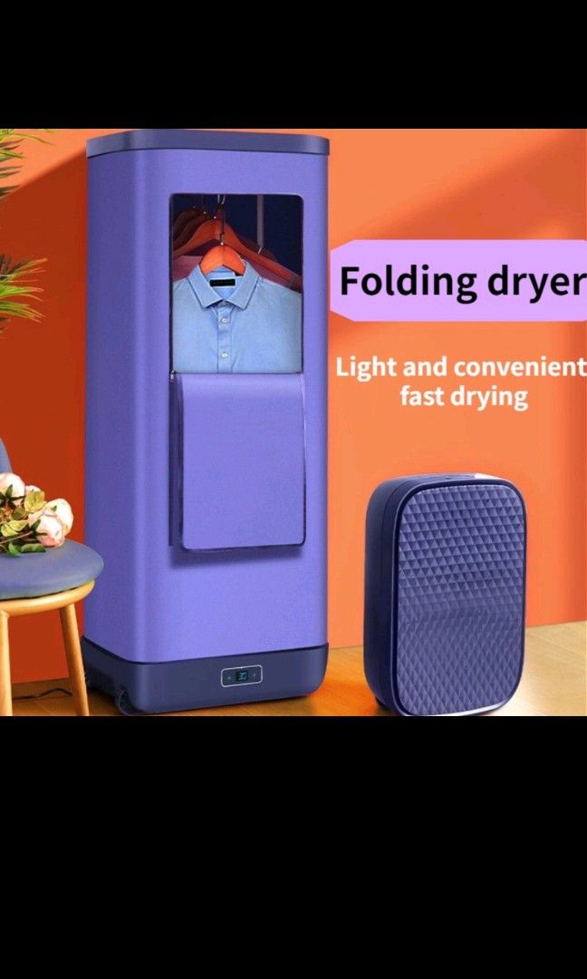Cloth dryer folding dryer Dryer machine Touch screen Timing travel air ...