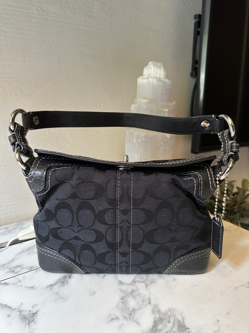 Coach monogram mini bag, Luxury, Bags & Wallets on Carousell
