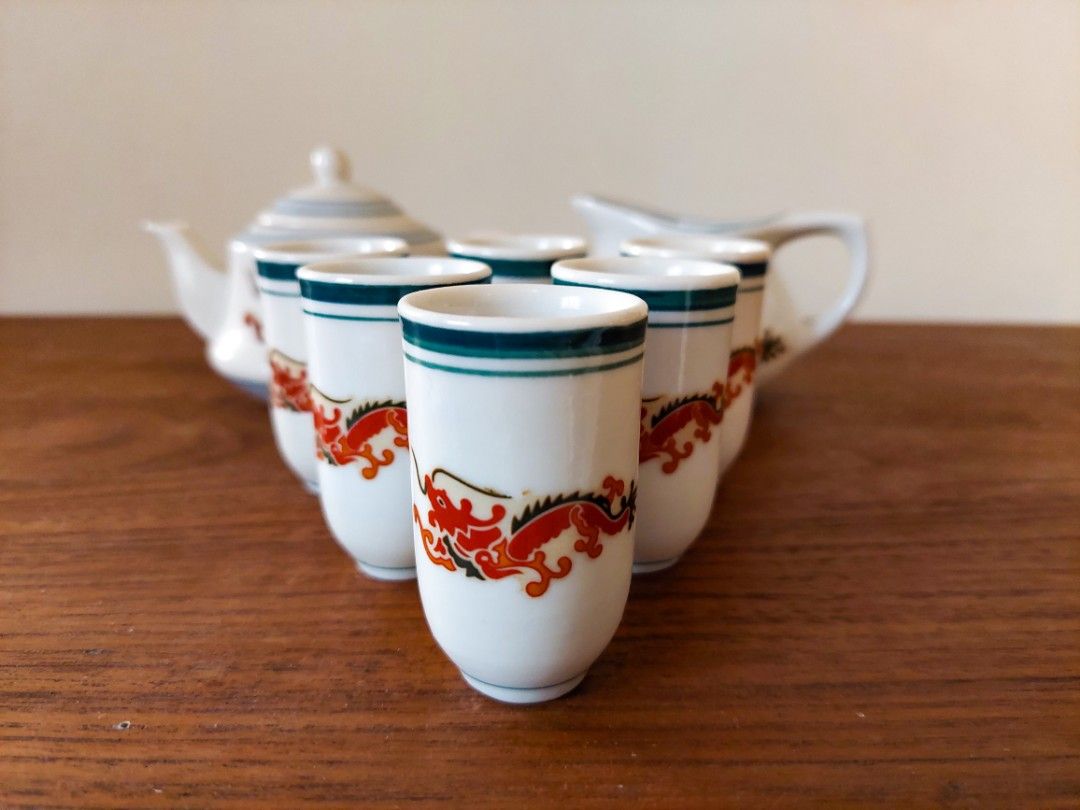 Color-changing Dragon Tea Set, Furniture & Home Living, Kitchenware ...