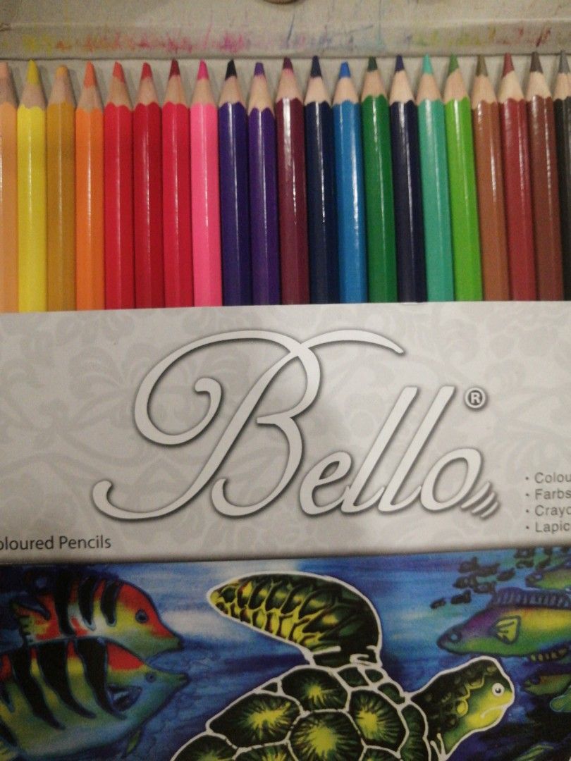Colour Pencil Pensel Warna 24, Hobbies & Toys, Stationery & Craft ...