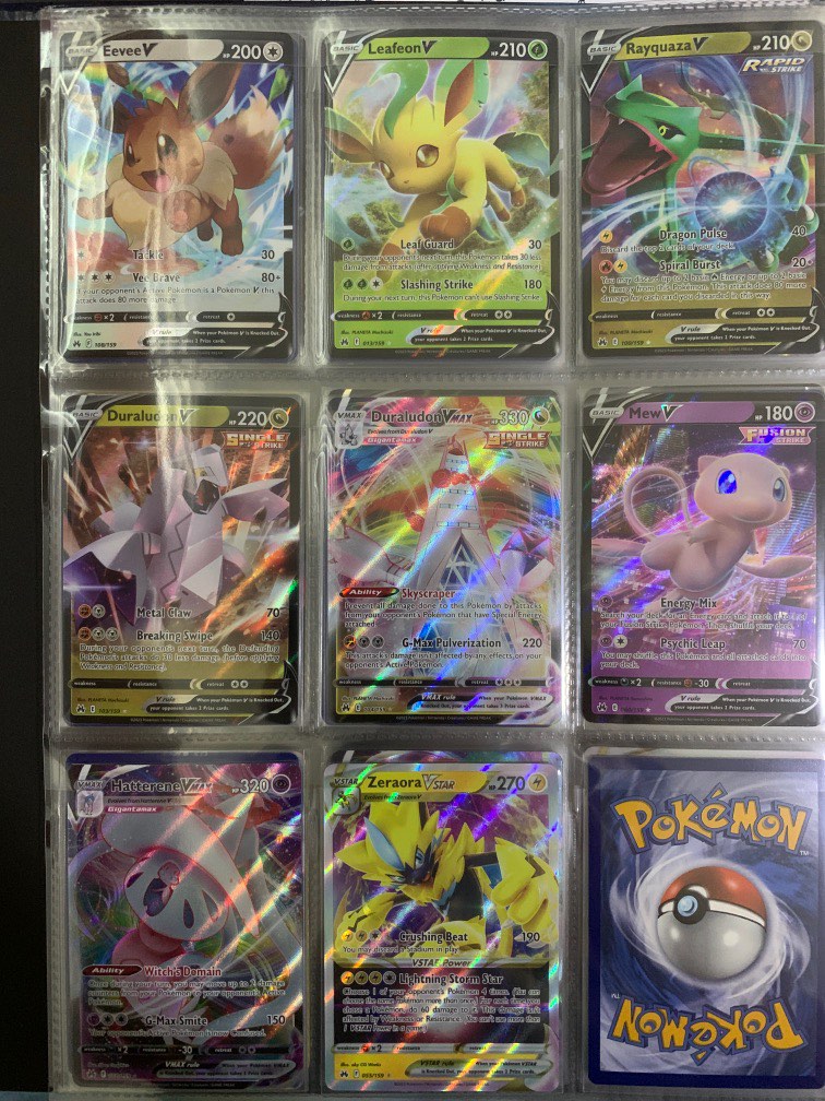 Crown Zenith V / VStar / VMAX - Assorted | Mew V | Duraludon V / VMAX ...