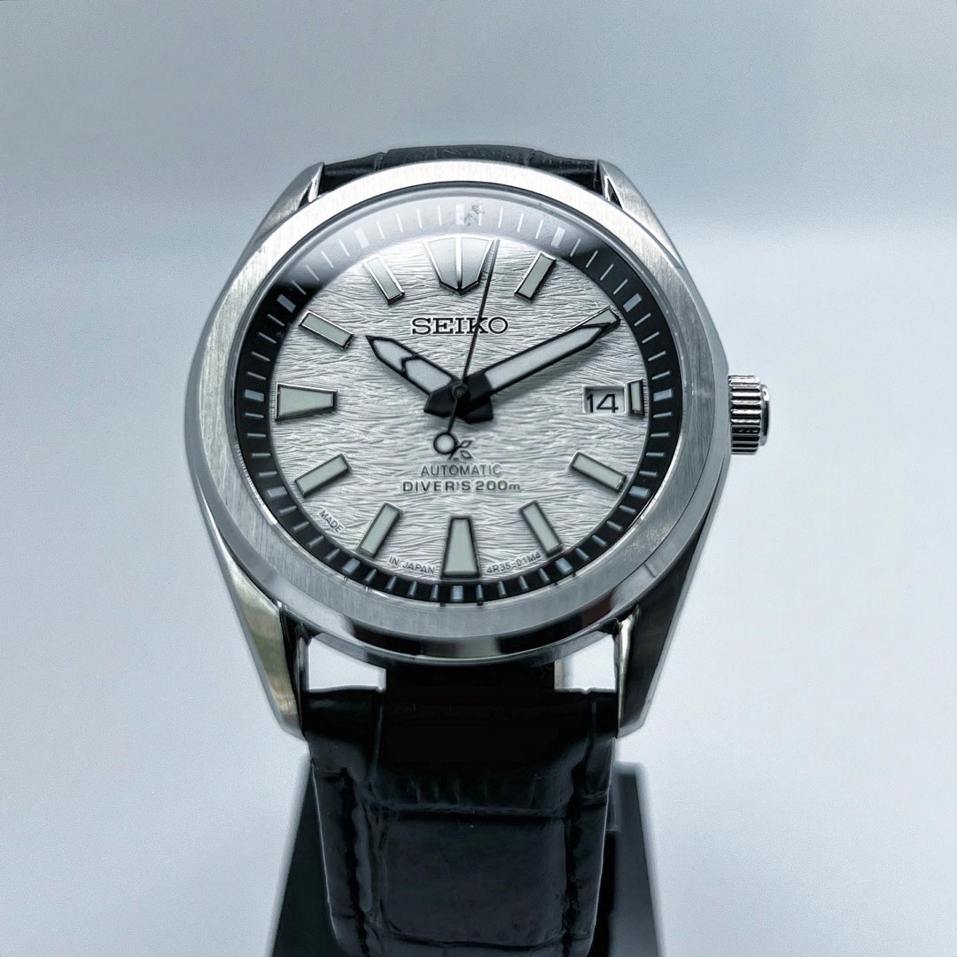 Custom Seiko Mod black/White Prospex GS 39mm, Men's Fashion, Watches ...