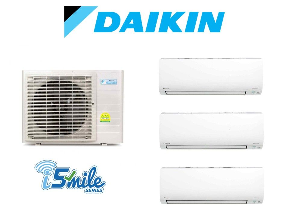 Daikin System 3 Aircon MKS65TVMG With blowers, TV & Home Appliances, Air Conditioners & Heating ...